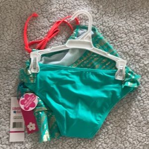 Limited Too | Swim | Limited Too Teal Girls Swim Wear Bathing Suit 6x ...